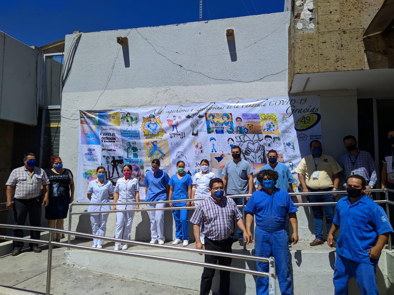 Entrega CBTis 49 mensajes de aliento a médicos del IMSS en Ocotlán ...